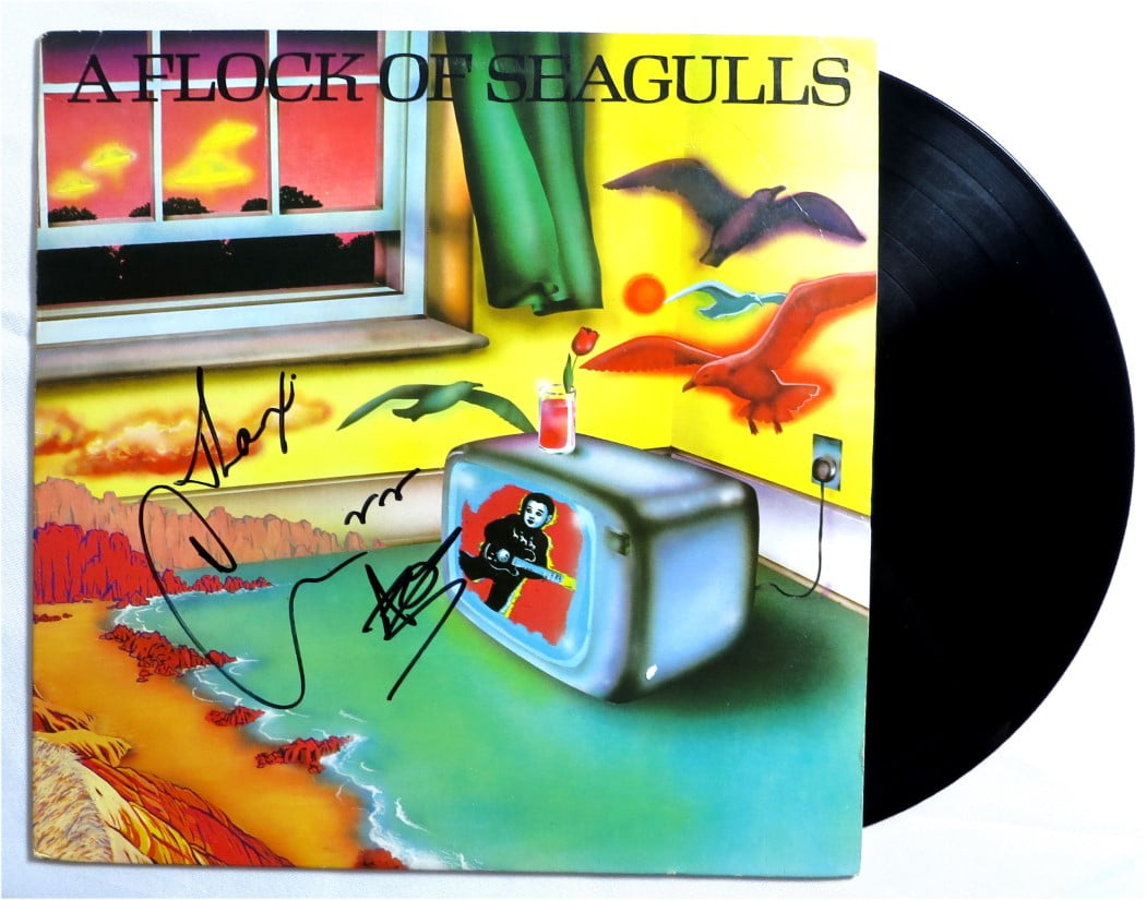Mike Score Signed Autographed Record Album Cover A Flock of Seagulls ...