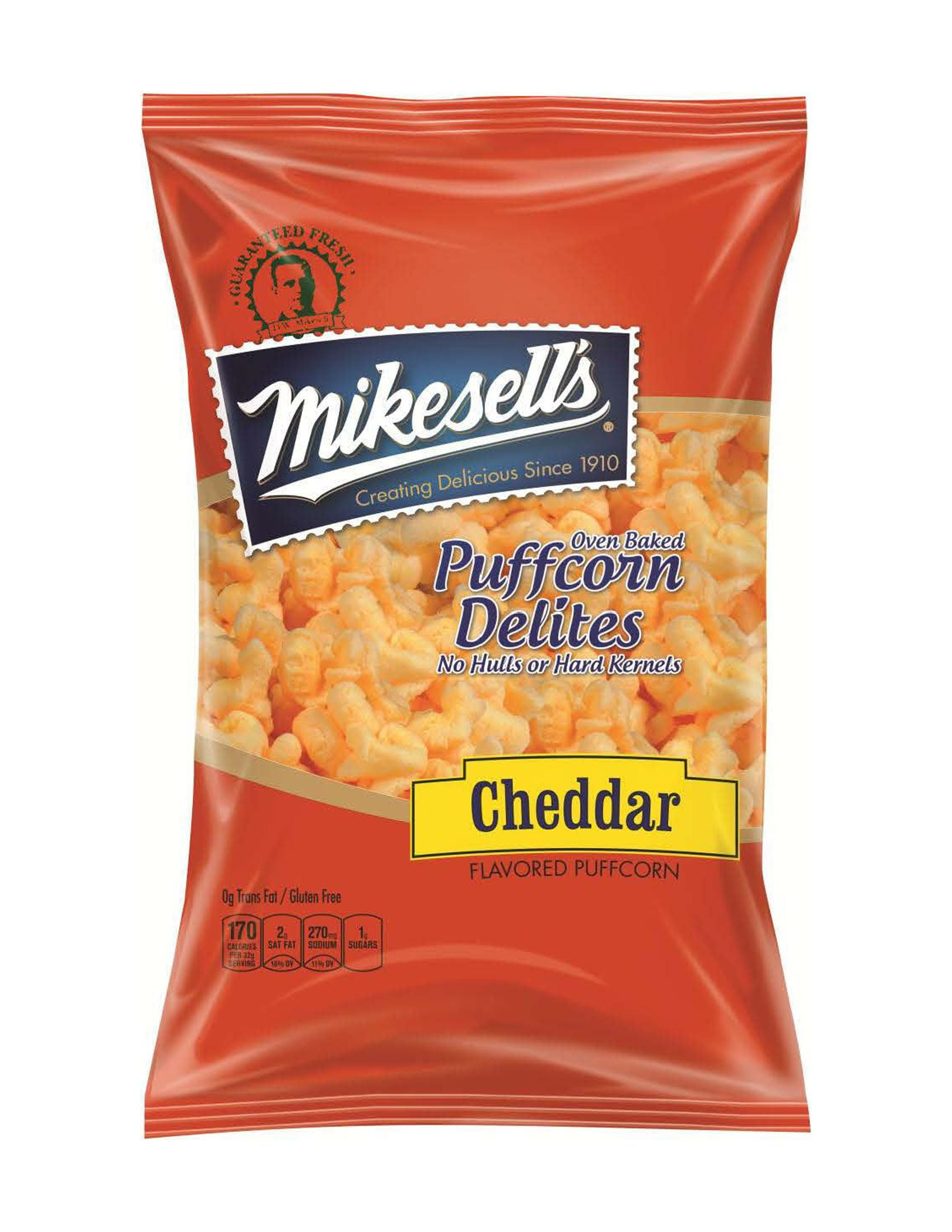 Mike Sells Cheddar Puffcorn Delites, 11oz - Walmart.com