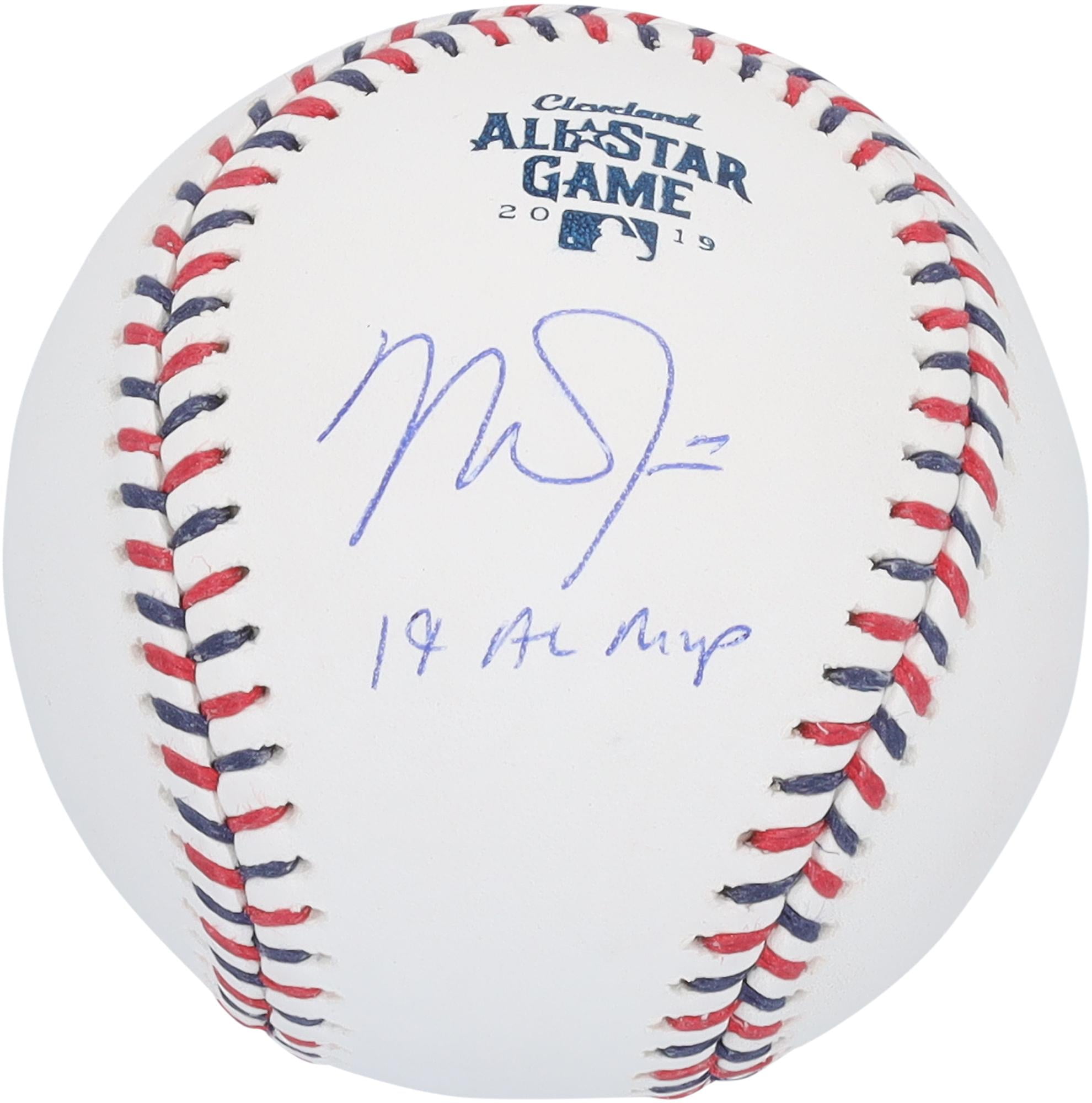 Mike Trout Los Angeles Angels Autographed 2019 ASG Logo Baseball with ...