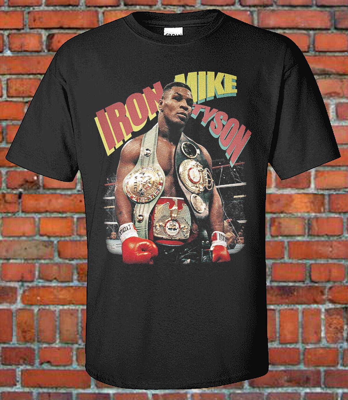 Mike Tyson 90s Style Bootleg Tee Iron Mike Heavy Weight Champion Boxing ...