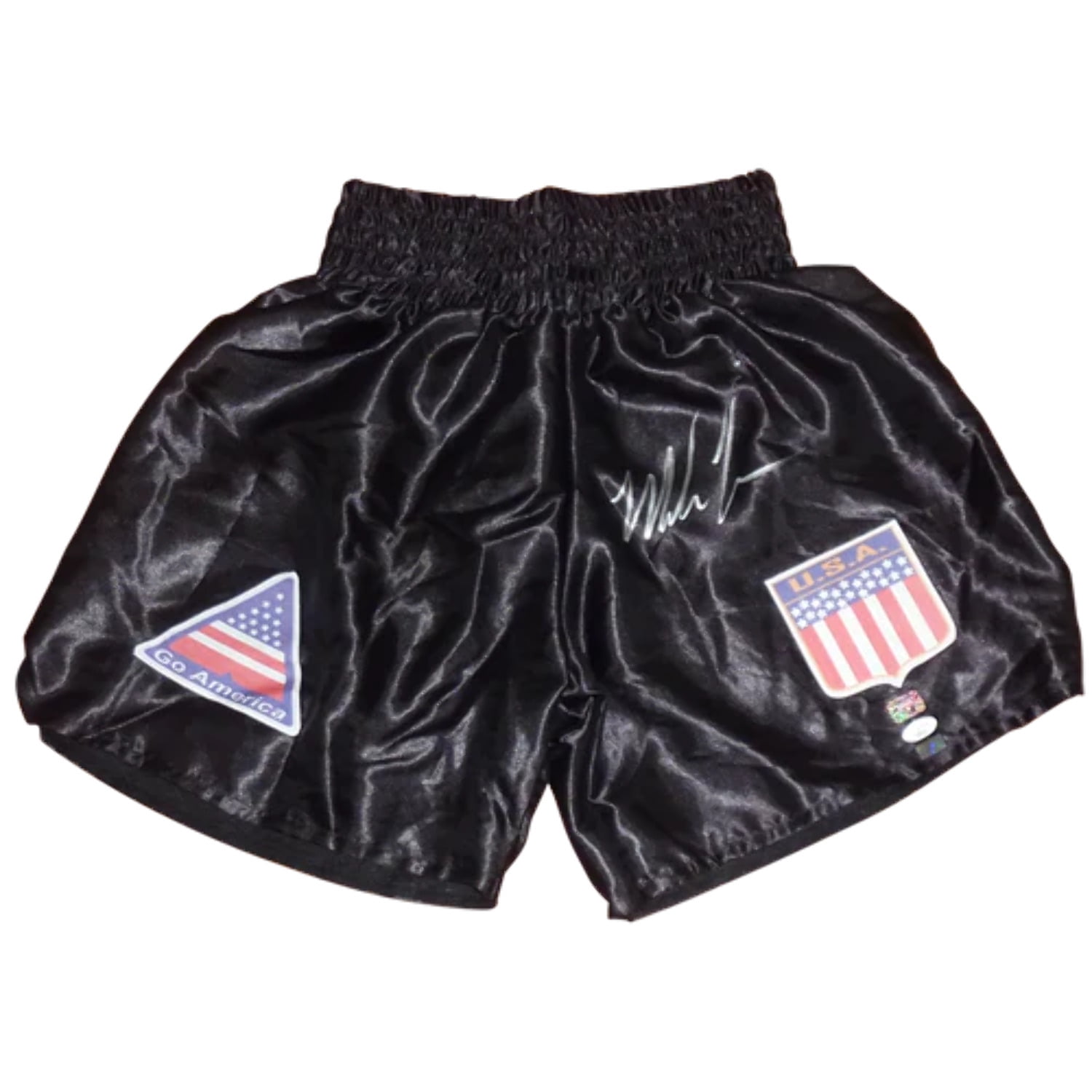 Mike Tyson Autographed Black Boxing Trunks - Tyson Holo, JSA - Walmart.com