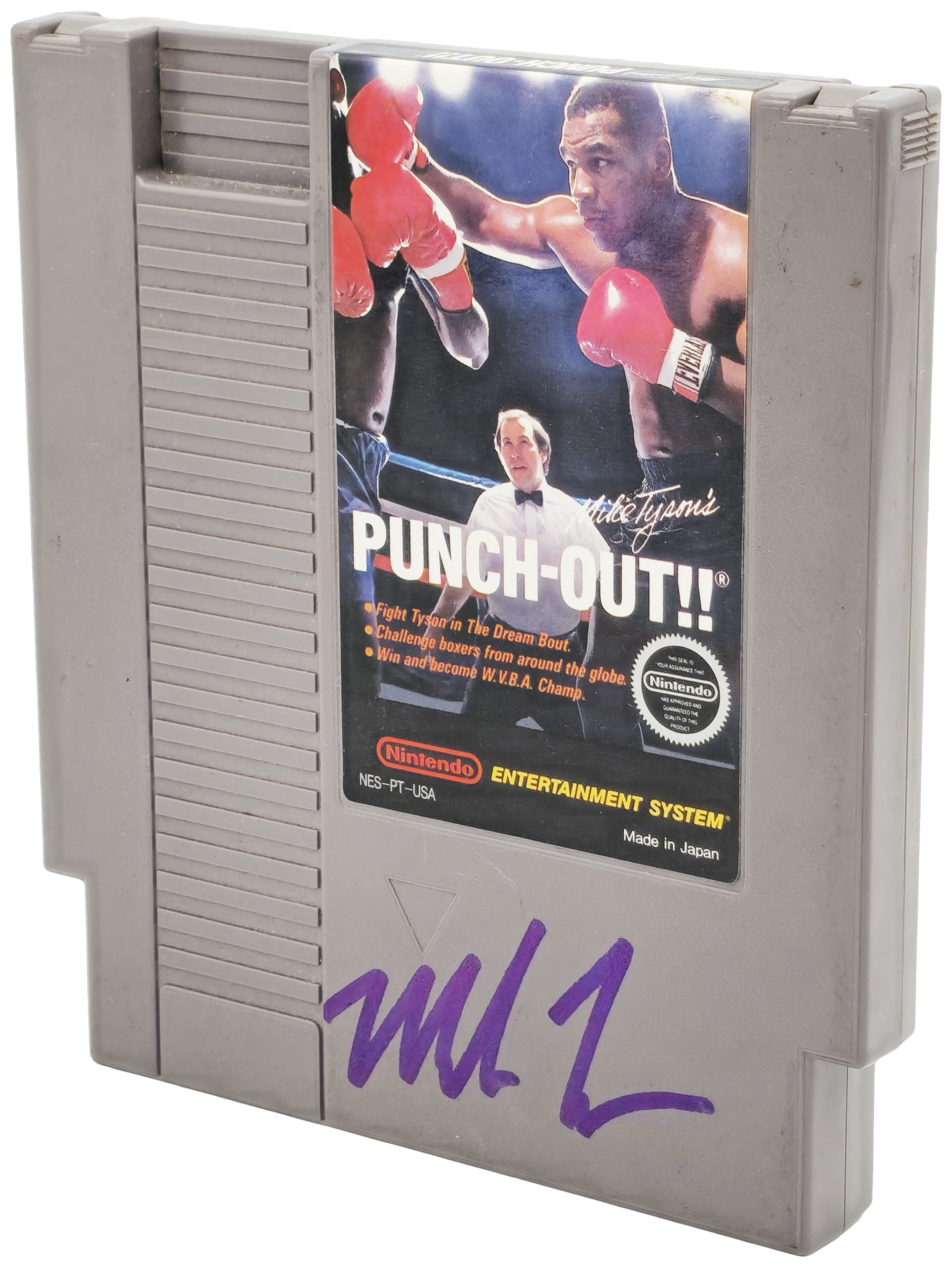 Mike Tyson Autographed Nintendo Punch-Out!! Video Game Cartridge NES ...