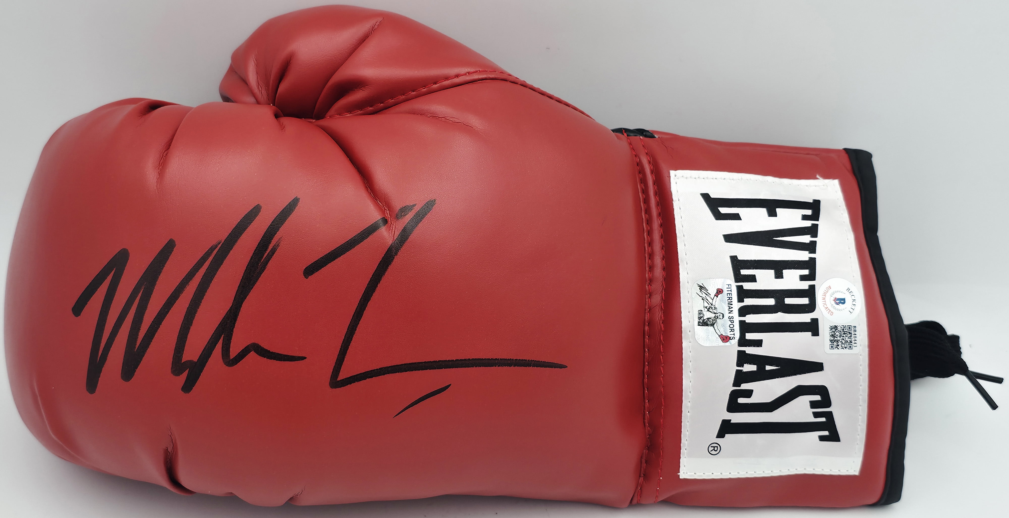 Mike Tyson Autographed Red Everlast Boxing Glove Beckett BAS 243612 ...