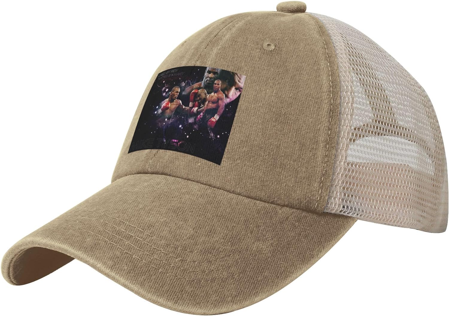 Mike Tyson Baseball Cap Vintage Trucker Hat Washed Cotton Adjustable ...