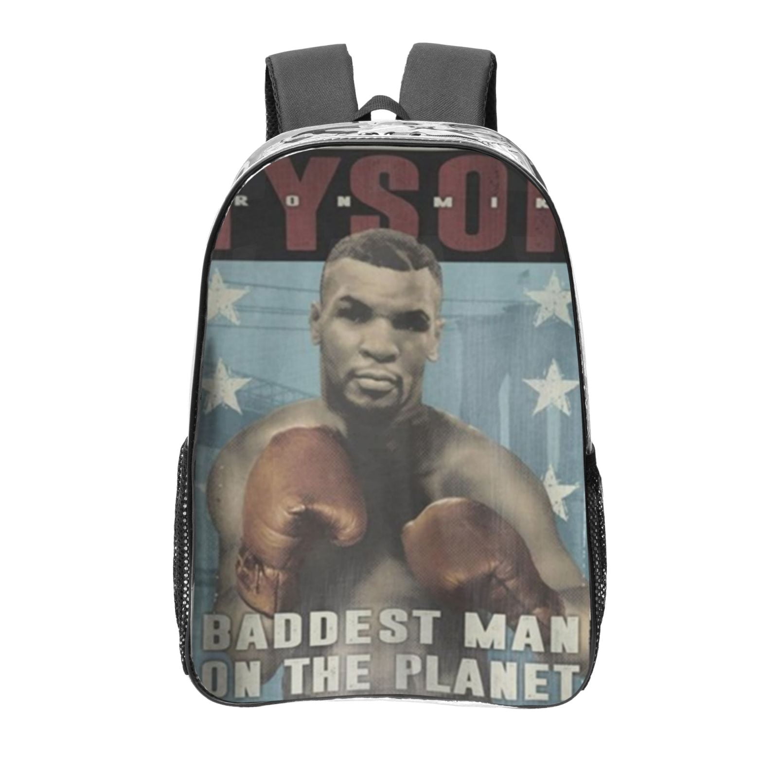 Mike Tyson Boxing Baddest Man On The Planet Transparent Backpack ...