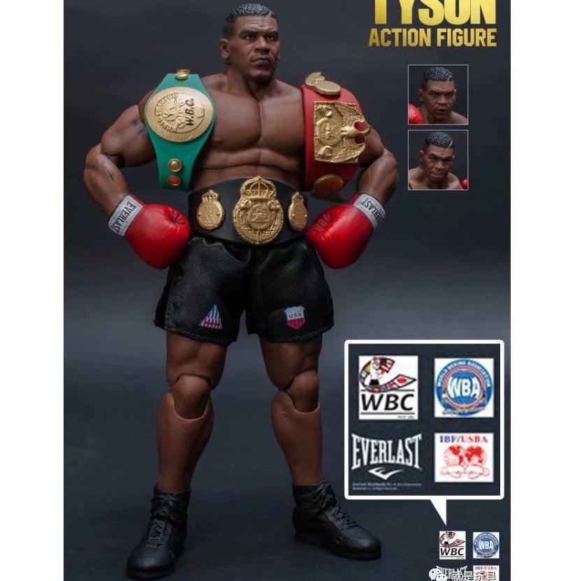 Mike Tyson Boxing Champion Tyson Three-headed Sculpture Second ...