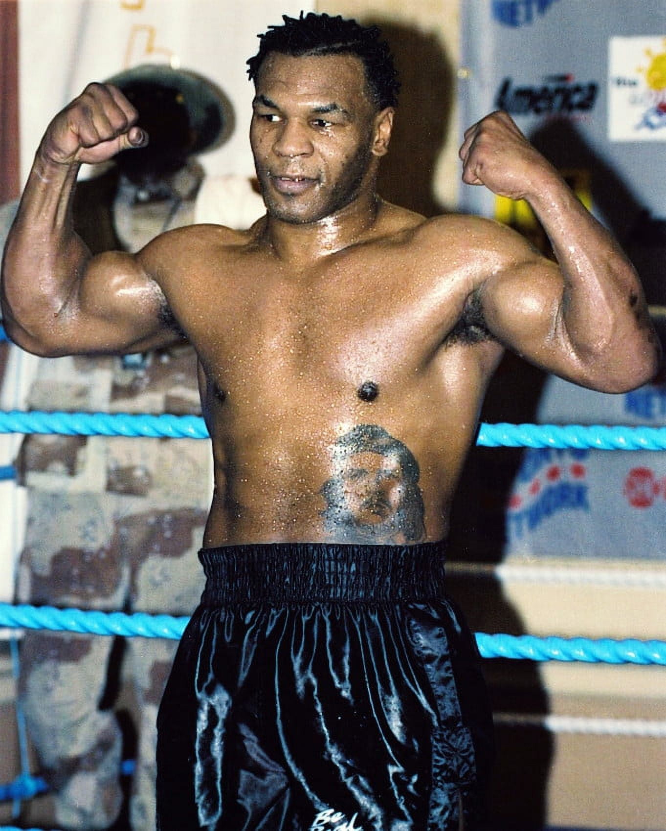 Mike Tyson Boxing Pose 24x36 Classic Hollywood Poster - Walmart.com