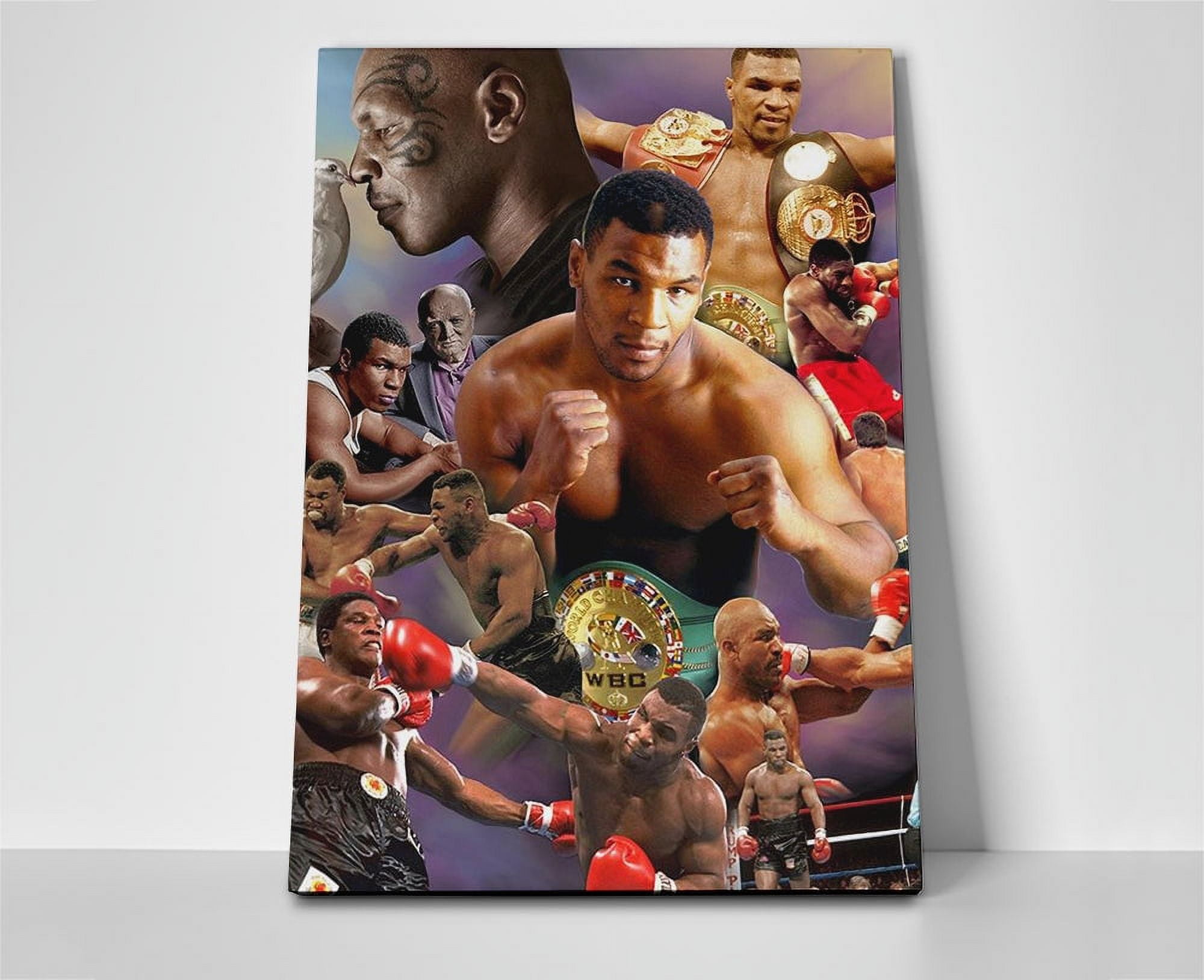 Mike Tyson Career Poster or Wrapped Canvas - Walmart.com