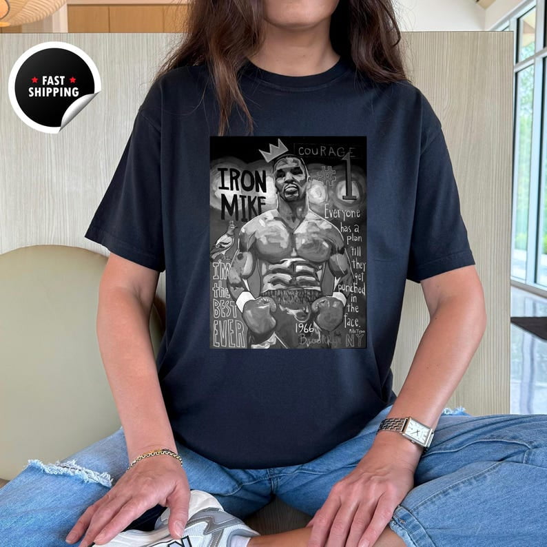 Mike Tyson Comfort Colors Shirt, Iron Mike Tyson Shirt, Mike Tyson ...