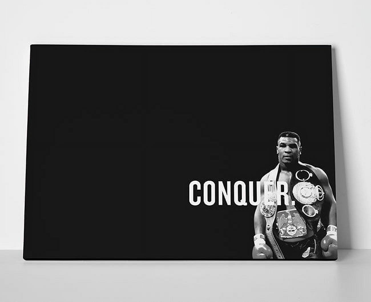 Mike Tyson Conquer Poster or Wrapped Canvas - Walmart.com
