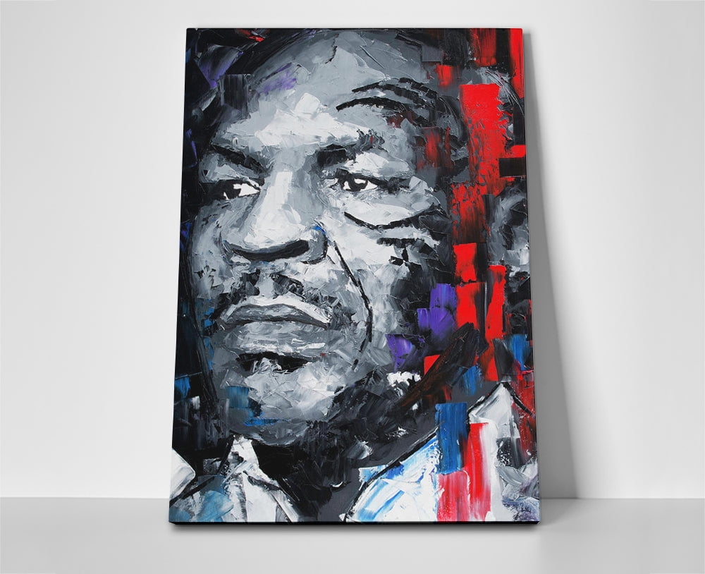 Mike Tyson Painting Poster or Wrapped Canvas - Walmart.com