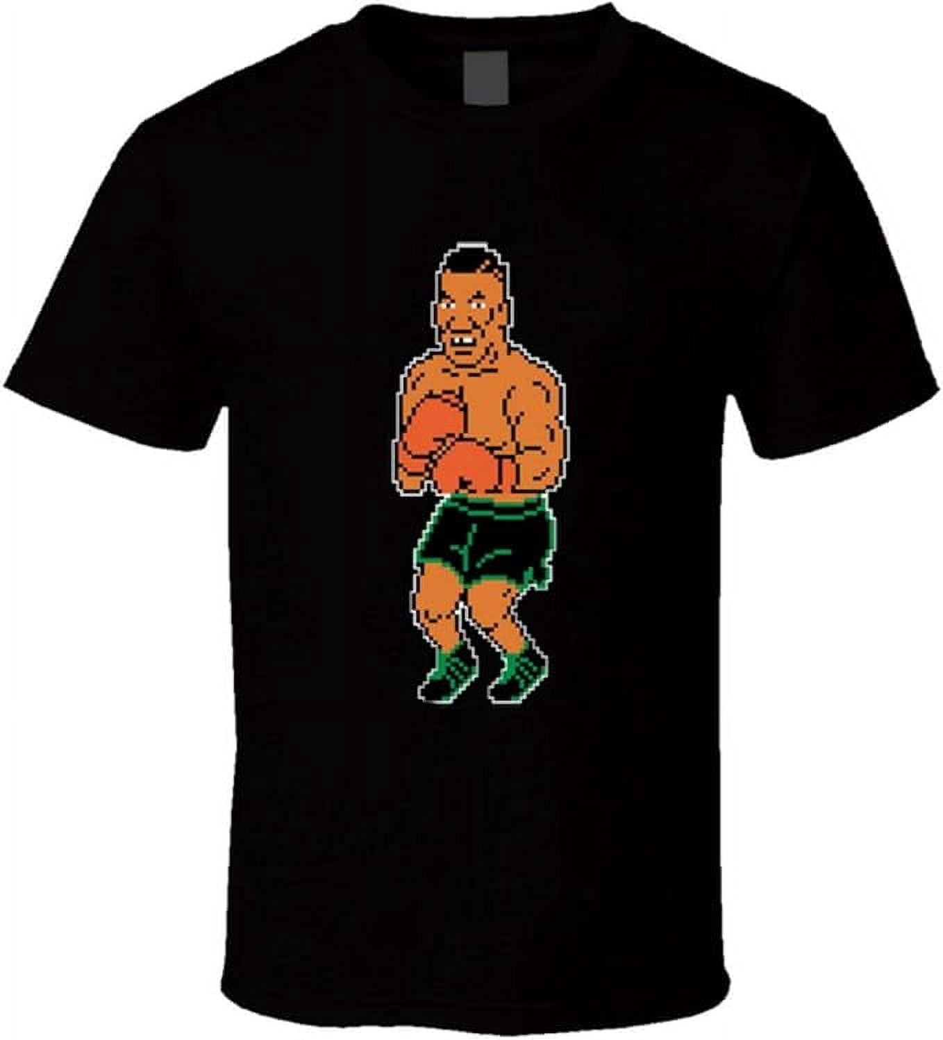 Mike Tyson Punchout Boxing Video Game T Shirt Black - Walmart.com