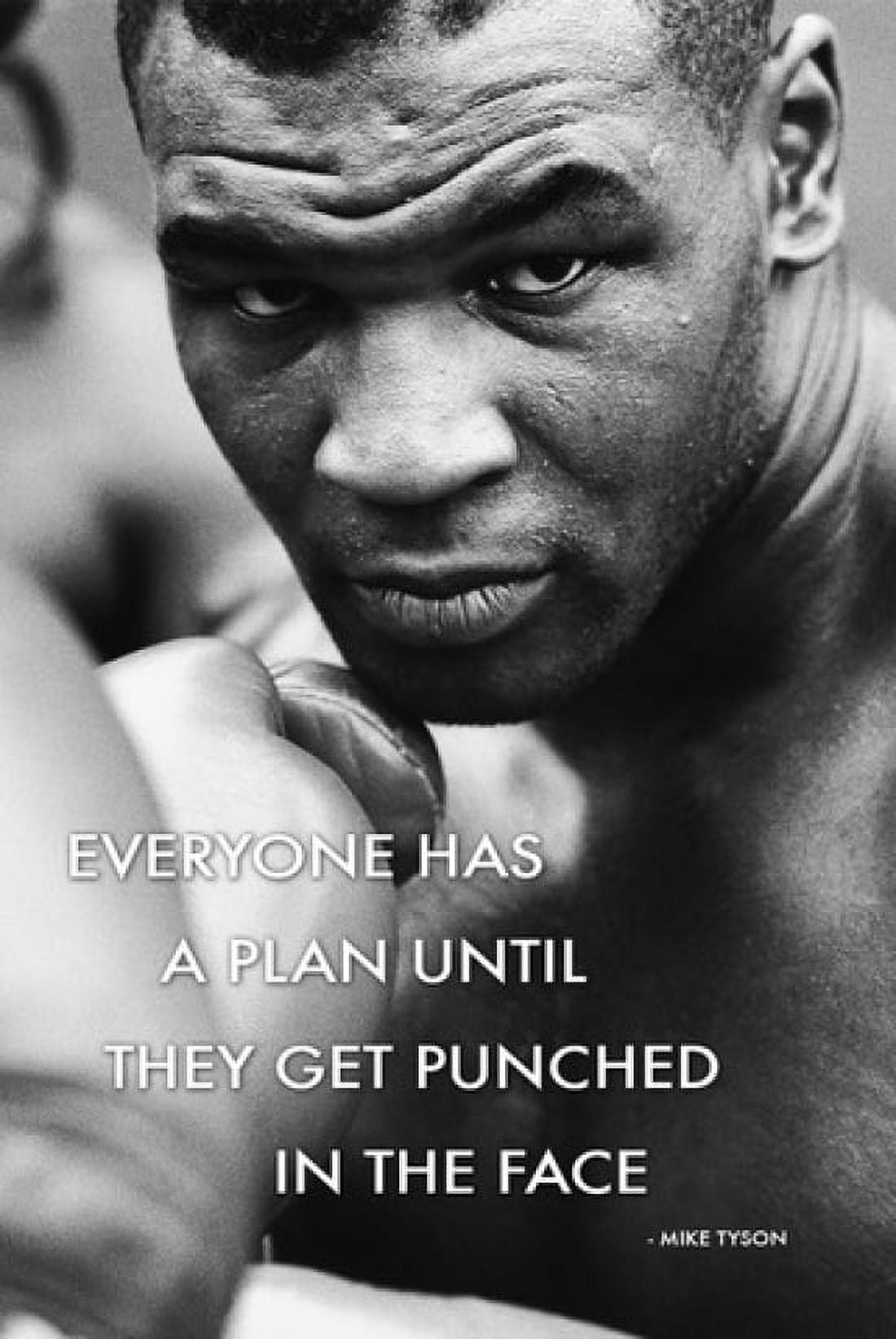 Mike Tyson Quote Poster (24 x 36) - Walmart.com