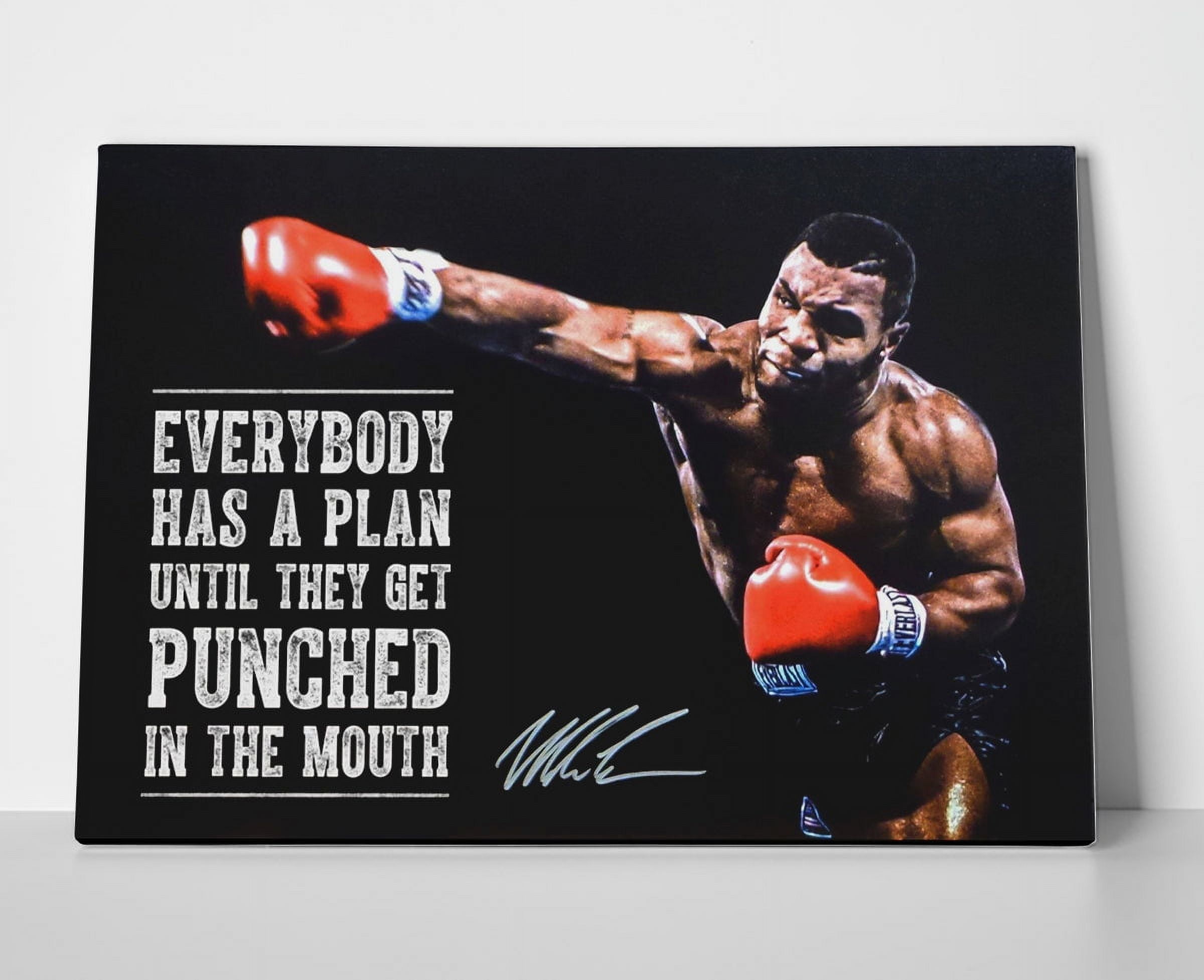 Mike Tyson Quote Poster or Wrapped Canvas - Walmart.com