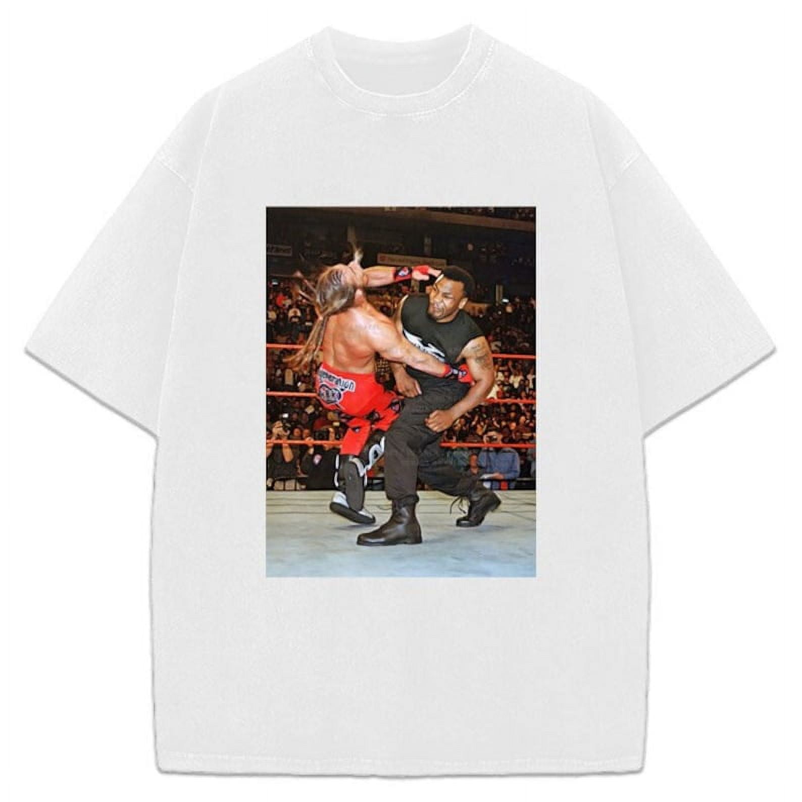 Mike Tyson Shawn Michaels Knockout Wrestling Vintage Graphic T-Shirt ... Mike Tyson Shawn Michaels Knockout Wrestling Vintage Graphic T-Shirt ...