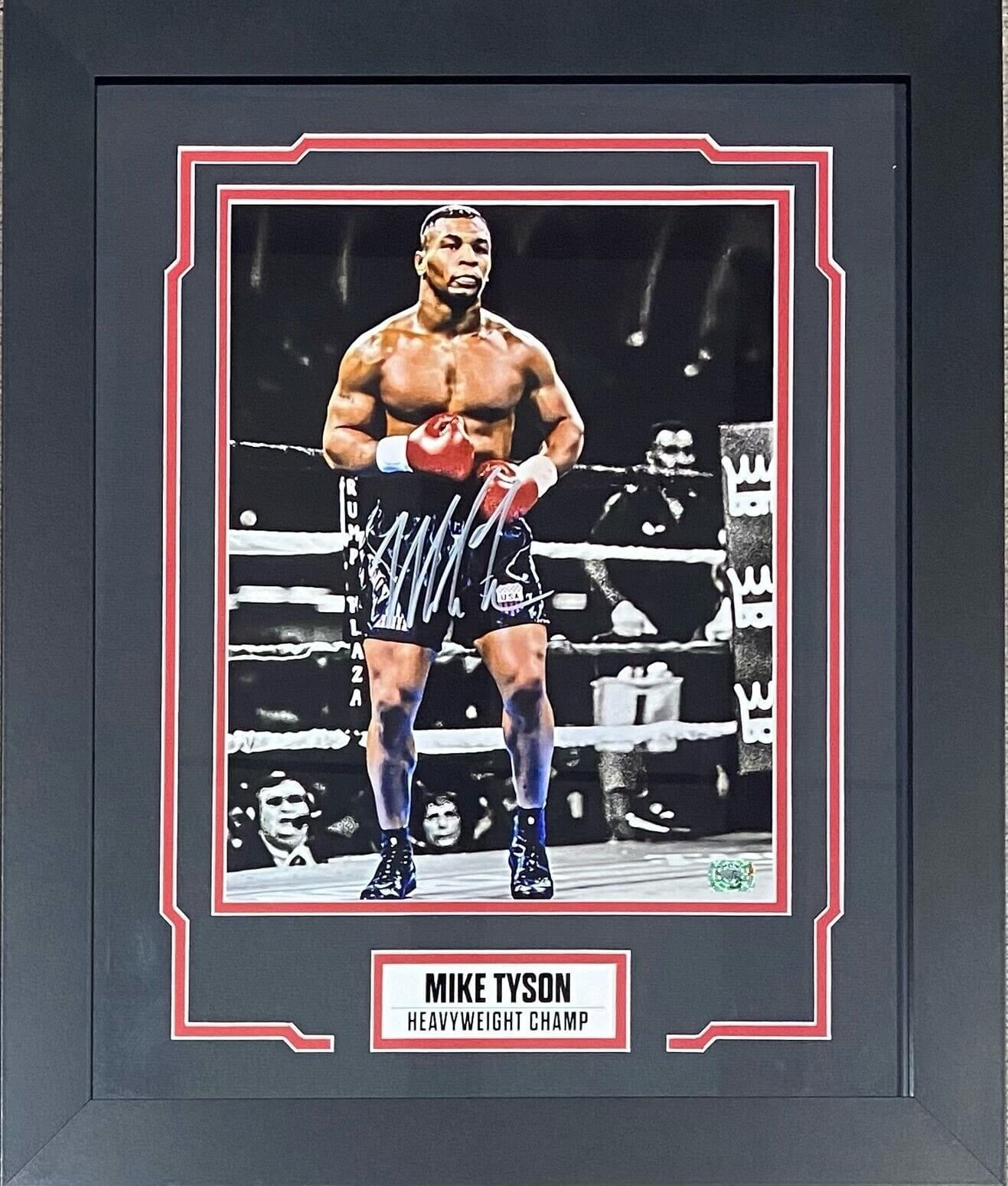 Mike Tyson Signed 11x14 Framed Photo Tyson Exclusive Hologram Edit - Walmart.com