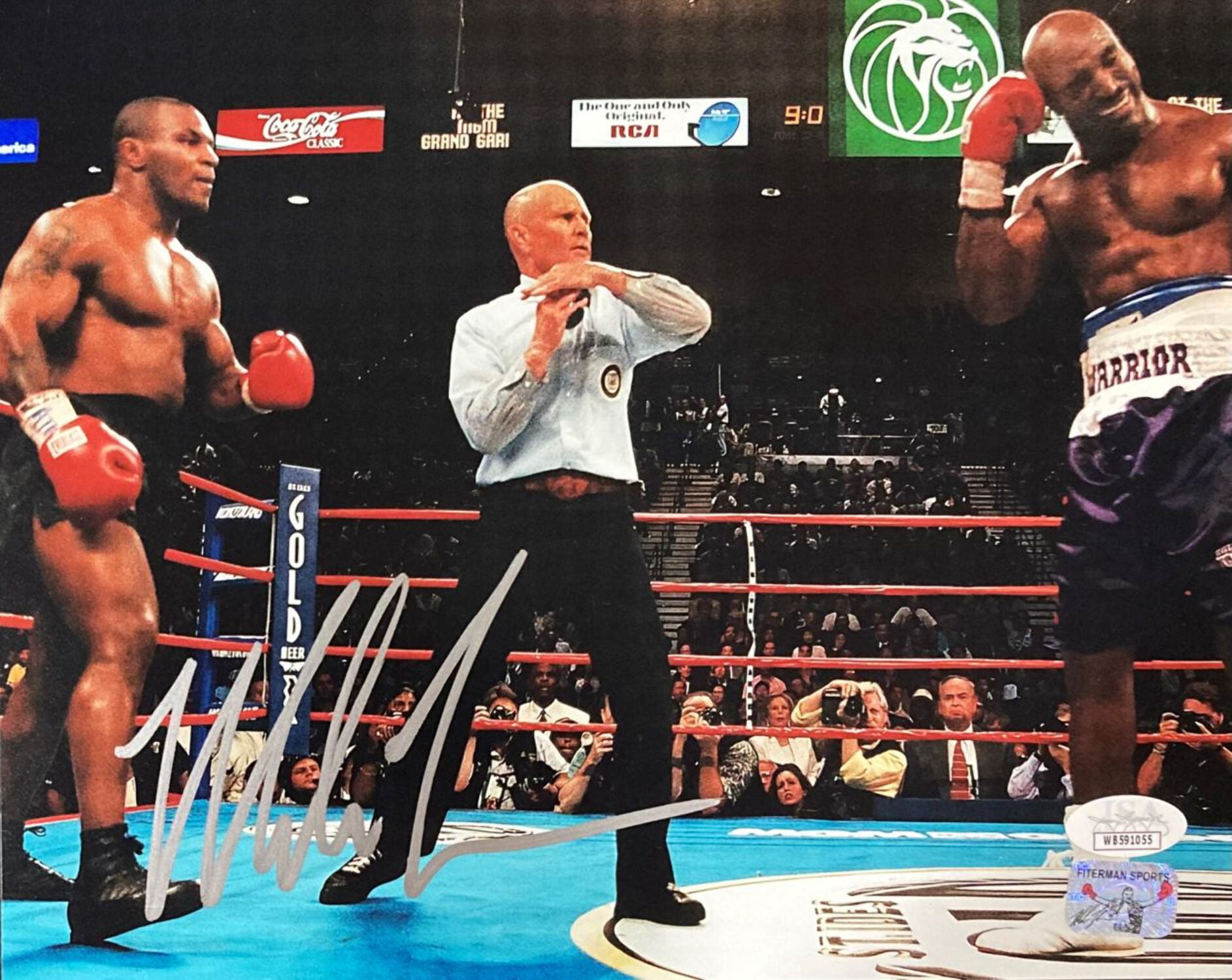 Mike Tyson Signed 8x10 Holyfield Ear Bite Boxing Photo JSA - Walmart.com
