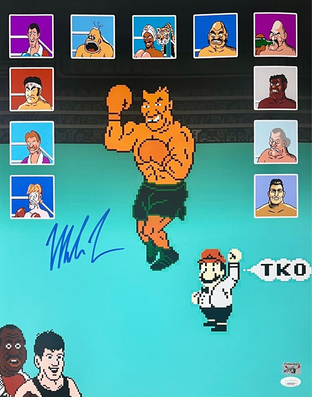 Mike Tyson Signed Autographed 16x20 Photo JSA & Mike Tyson Authentic PO ...