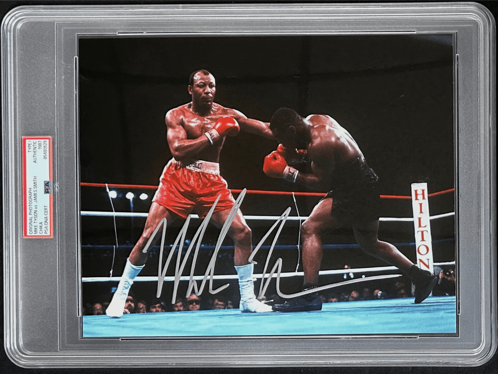 Mike Tyson Signed Original 1987 Type 1 Photograph PSA/DNA Tyson vs ...