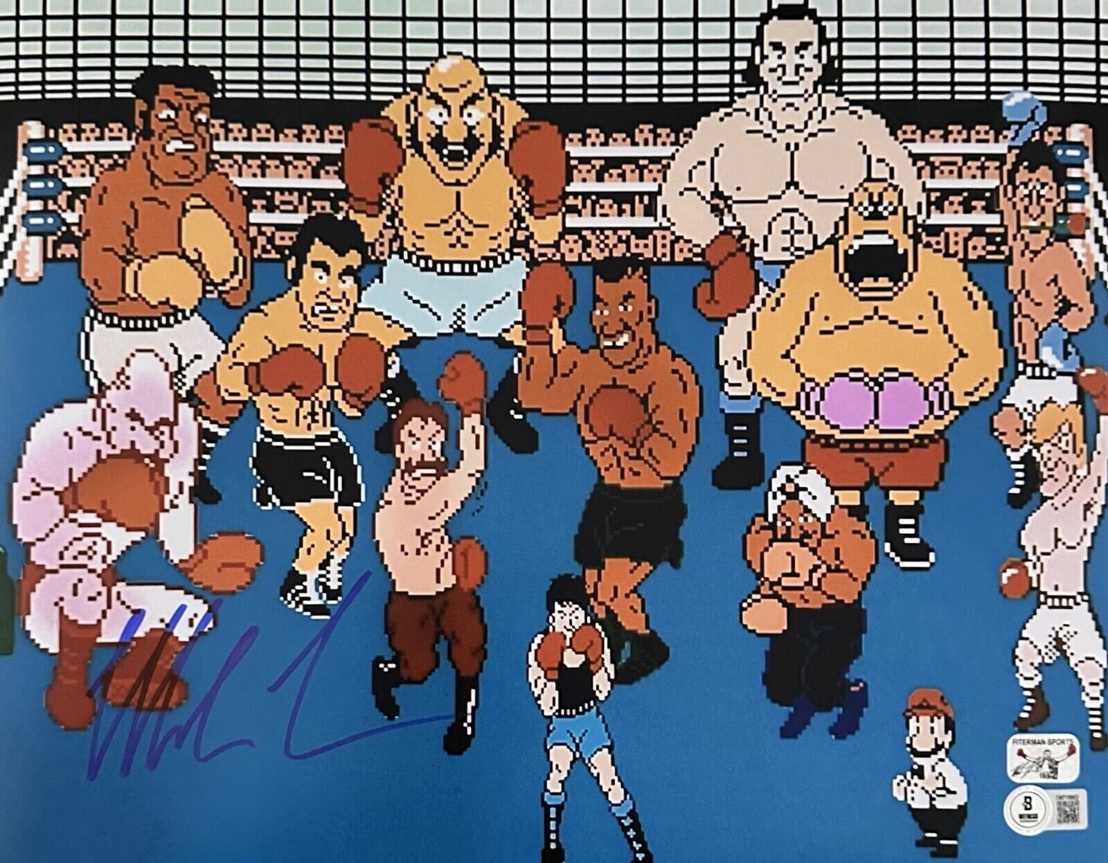 Mike Tyson Signed Photo 11x14 Beckett & Tyson Hologram Authen Punch Out ...
