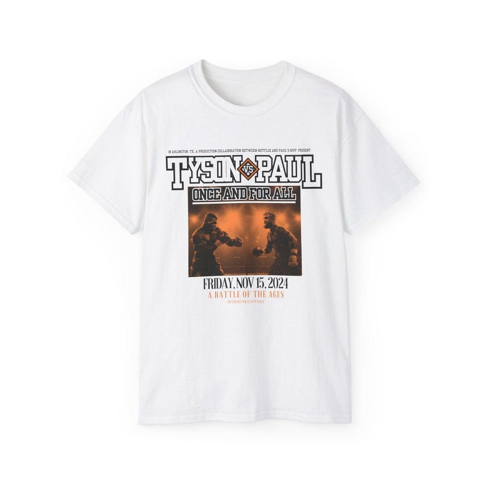 Mike Tyson Vs. Jake Paul Tyson Tribute Punch Tee, up to Size 4XL ...