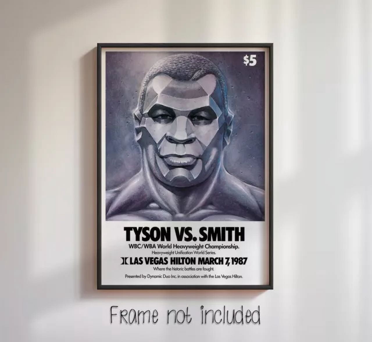 Mike Tyson Vs Smith Repro Poster - High Quality Poster NO FRAMED POSTER ...