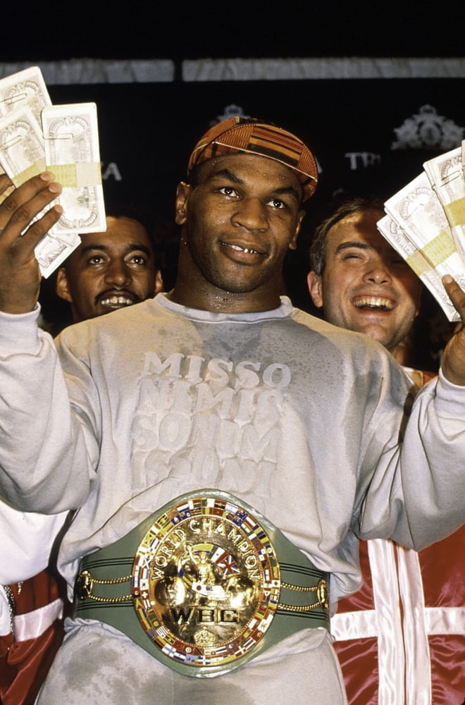 Mike Tyson holding money Photo Print (8 x 10) - Walmart.com