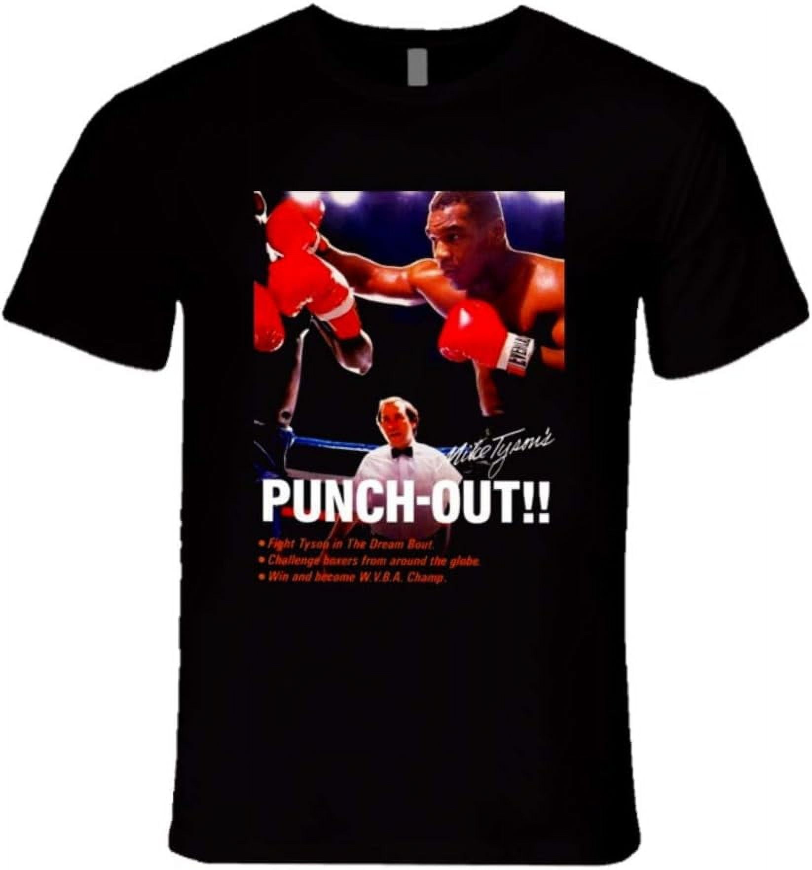 Mike Tyson's Punch Out Box Art Retro Video Game T Shirt - Walmart.com