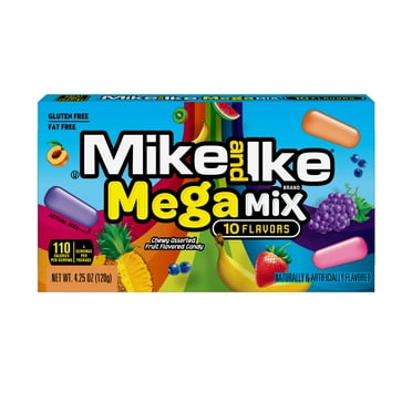 Mike and Ike Mini Candy Boxes, 28 Pack, 7 Flavors, 0.78oz Each, Sour ...