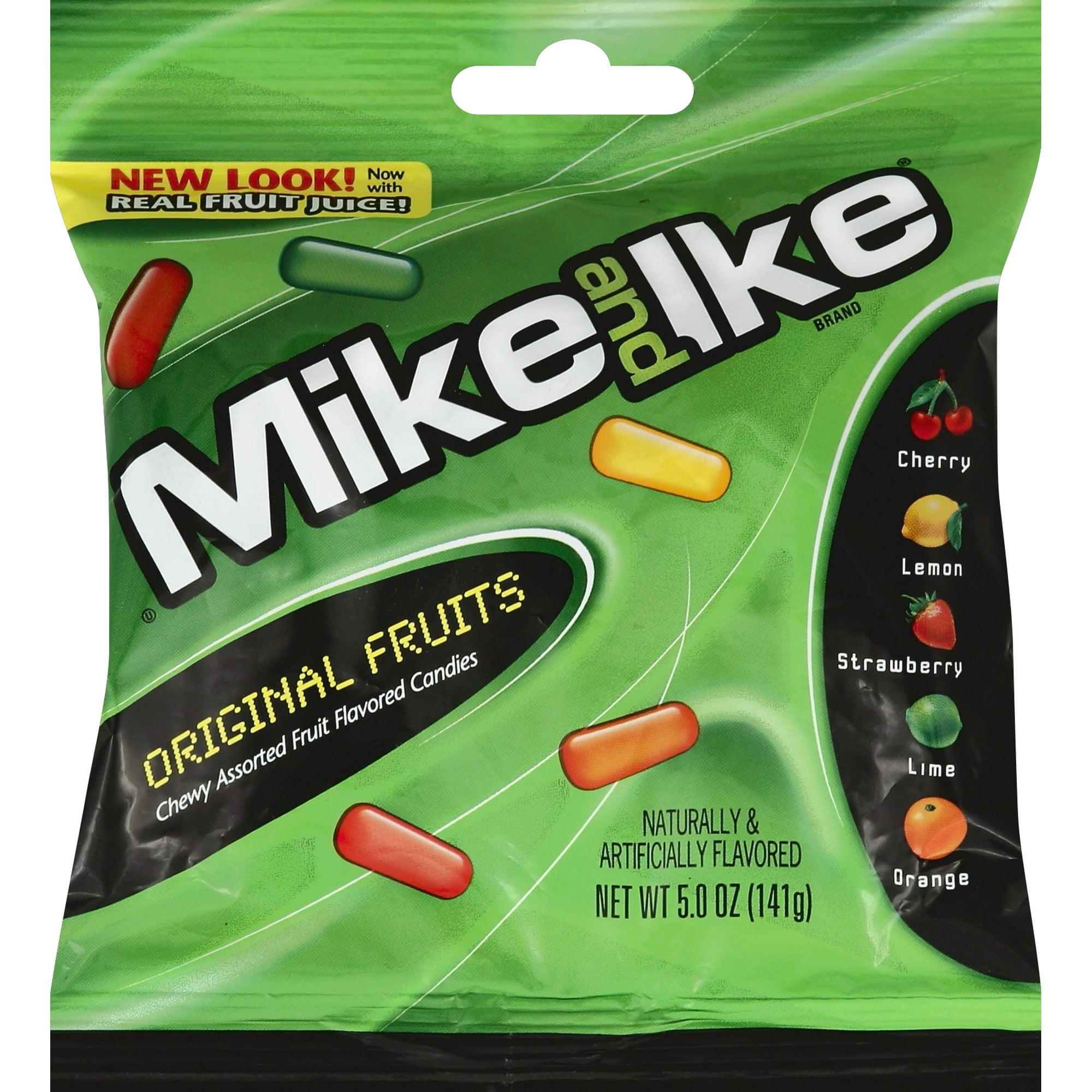 Just Born Mike and Ike Original Fruits Candy, Multiple Flavor, Soft ...