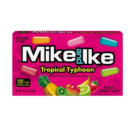 MIKE AND IKE Cotton Candy Chewy Candy, Pink and Blue, 4.25 oz Theater ...