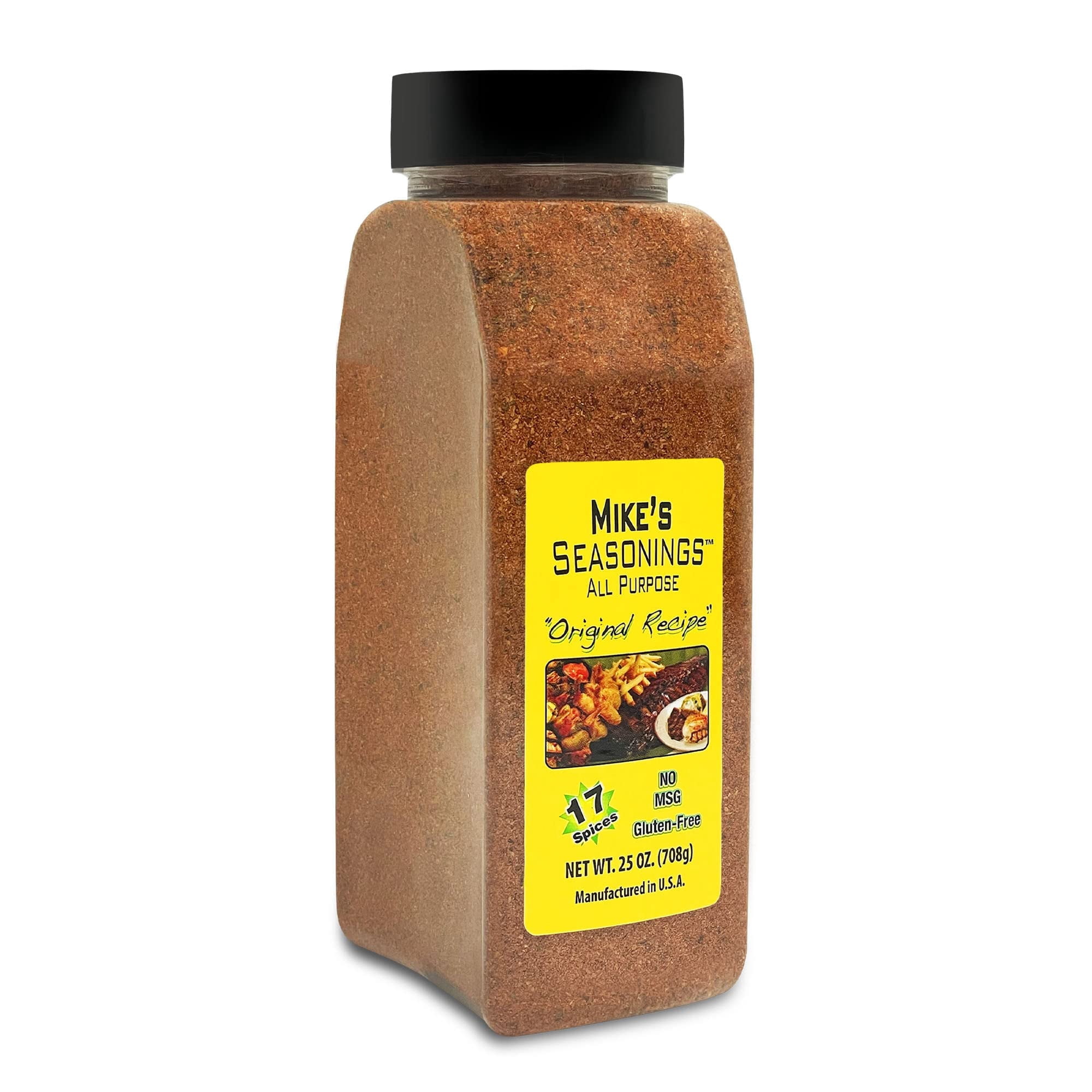 Mike's All Purpose Seasoning, 25 Oz, Salt-Free, Garlic, Paprika, Spices ...
