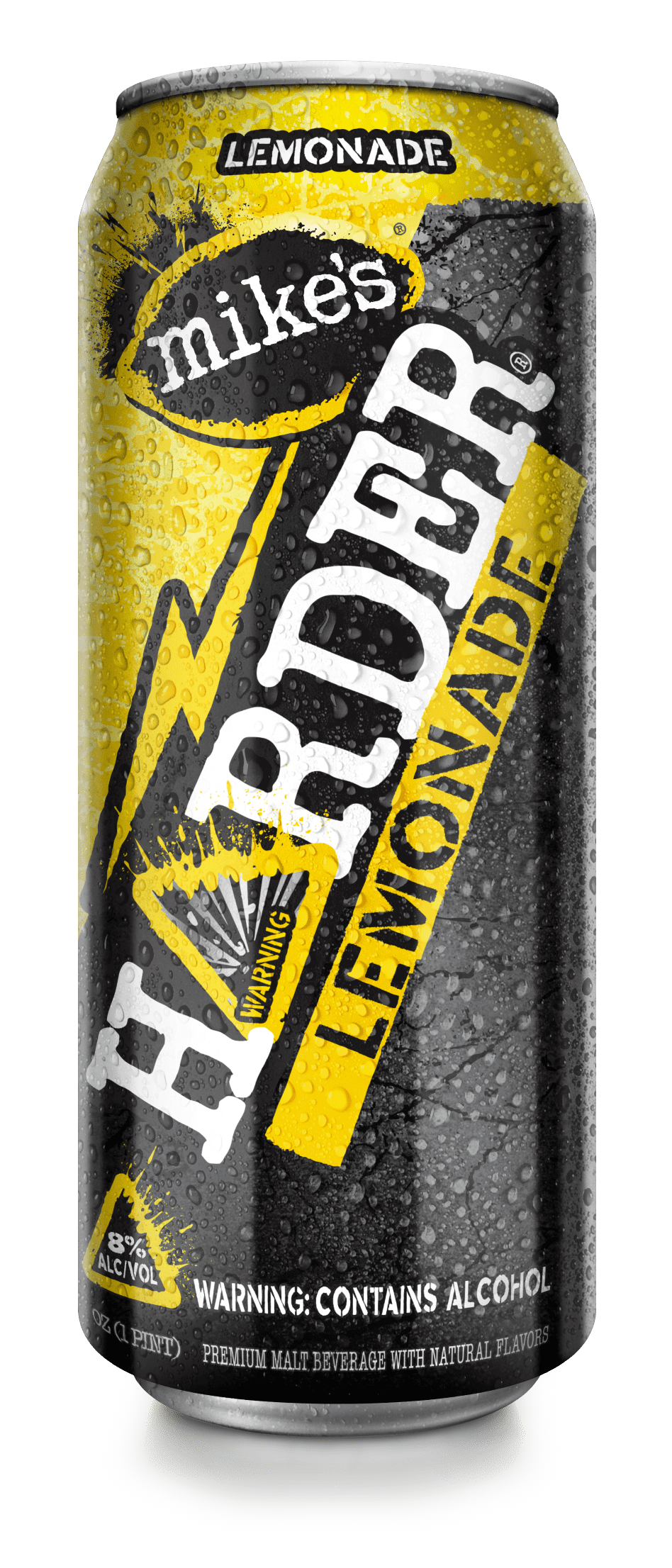 Mike's HARDER Lemonade, Single Serve, 16 fl oz Can, 8% ABV - Walmart.com