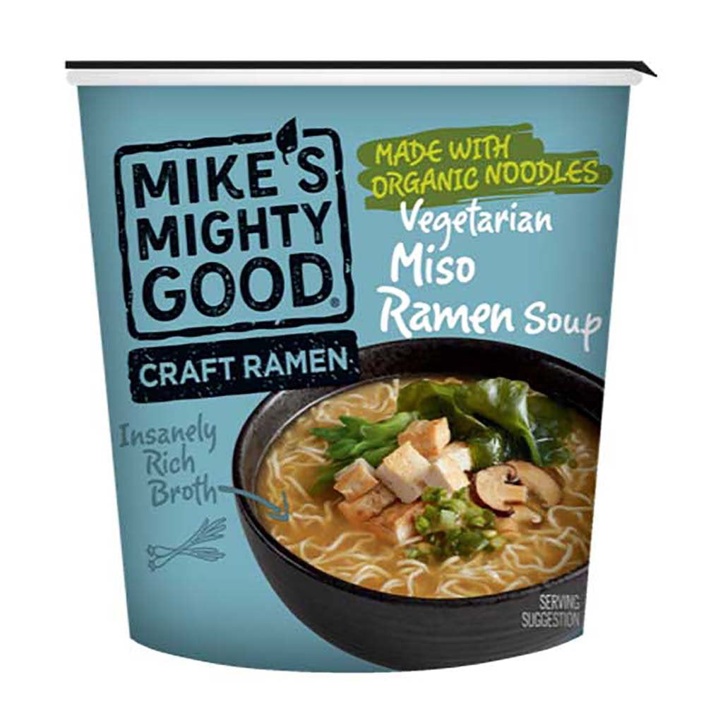 Mike's Mighty Good Vegetarian Miso Ramen Soup, 1.6 oz (Package May Vary ...