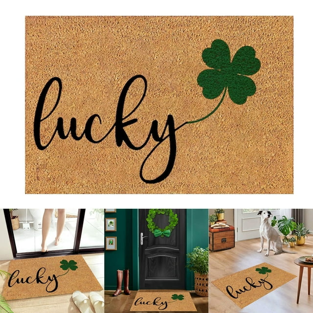 Mikease Lightning Deals！Irish Day Floor Mats Holiday Mats Welcome Door ...