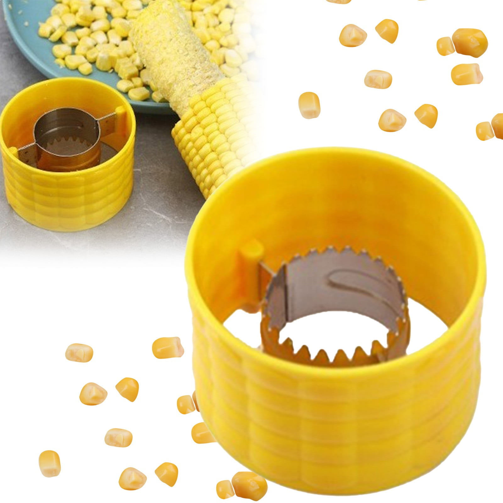 Mikease Prime！ Corn Husker Stainless Steel Corn Planer Household Corn ...