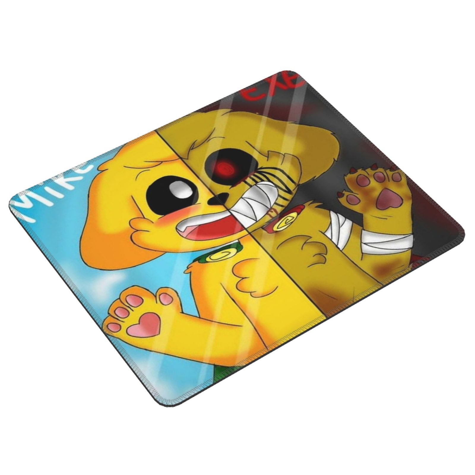 Mikecrack Mouse Pad Square Stitched Edges Non-Slip Rubber Washable ...
