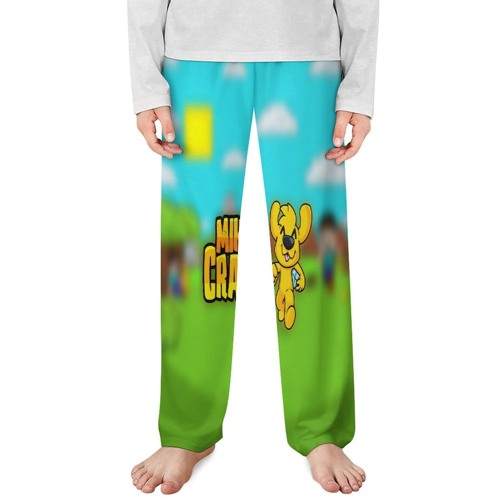 Mikecrack Pajamas Bottom Cartoon PJS Pants Sleepwear for Boys Girls ...