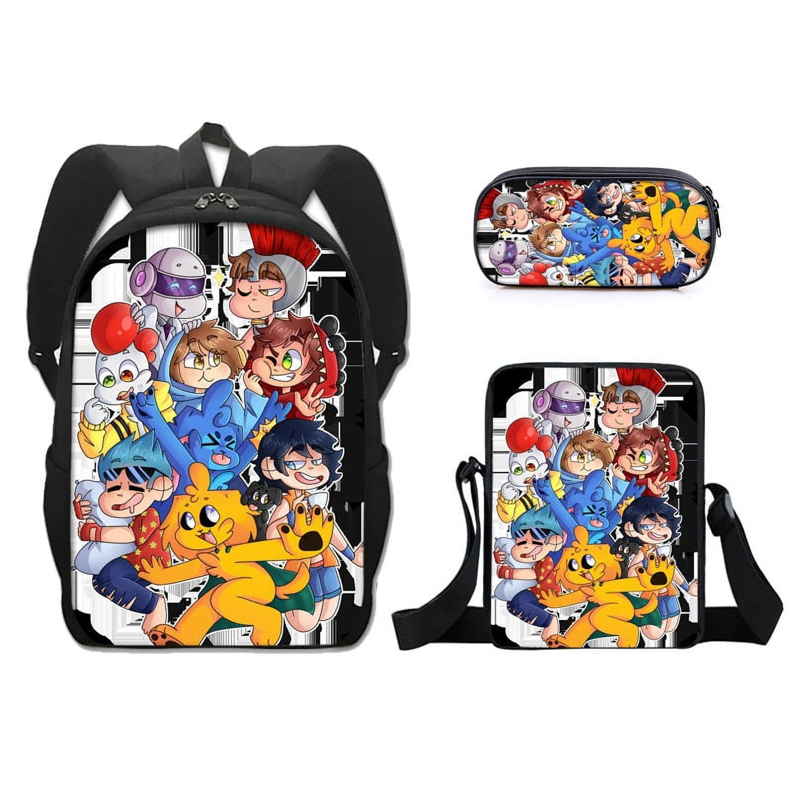 Mikecrak Anime Backpacks Sets, Cartoon Laptop Backpack with Lunch Box ...