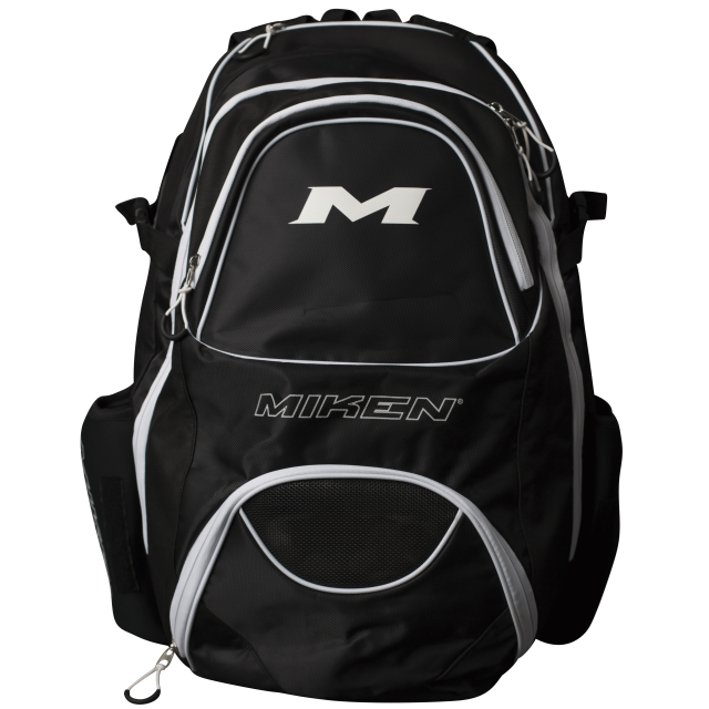Miken Players XL Slowpitch Softball Backpack (Black/White) - Walmart.com