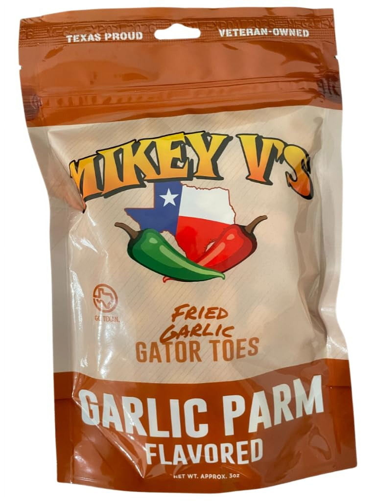 Mikey V's Garlic Parmesean CCF19 "Gator Toes", Deep Fried Garlic Snacks ...