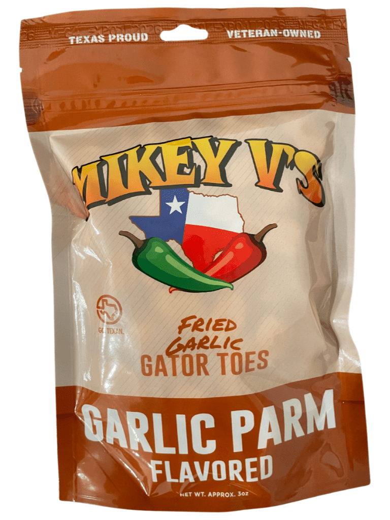 Mikey V's Garlic Parmesean "Gator Toes", Deep Fried Garlic Snacks, 3 ...