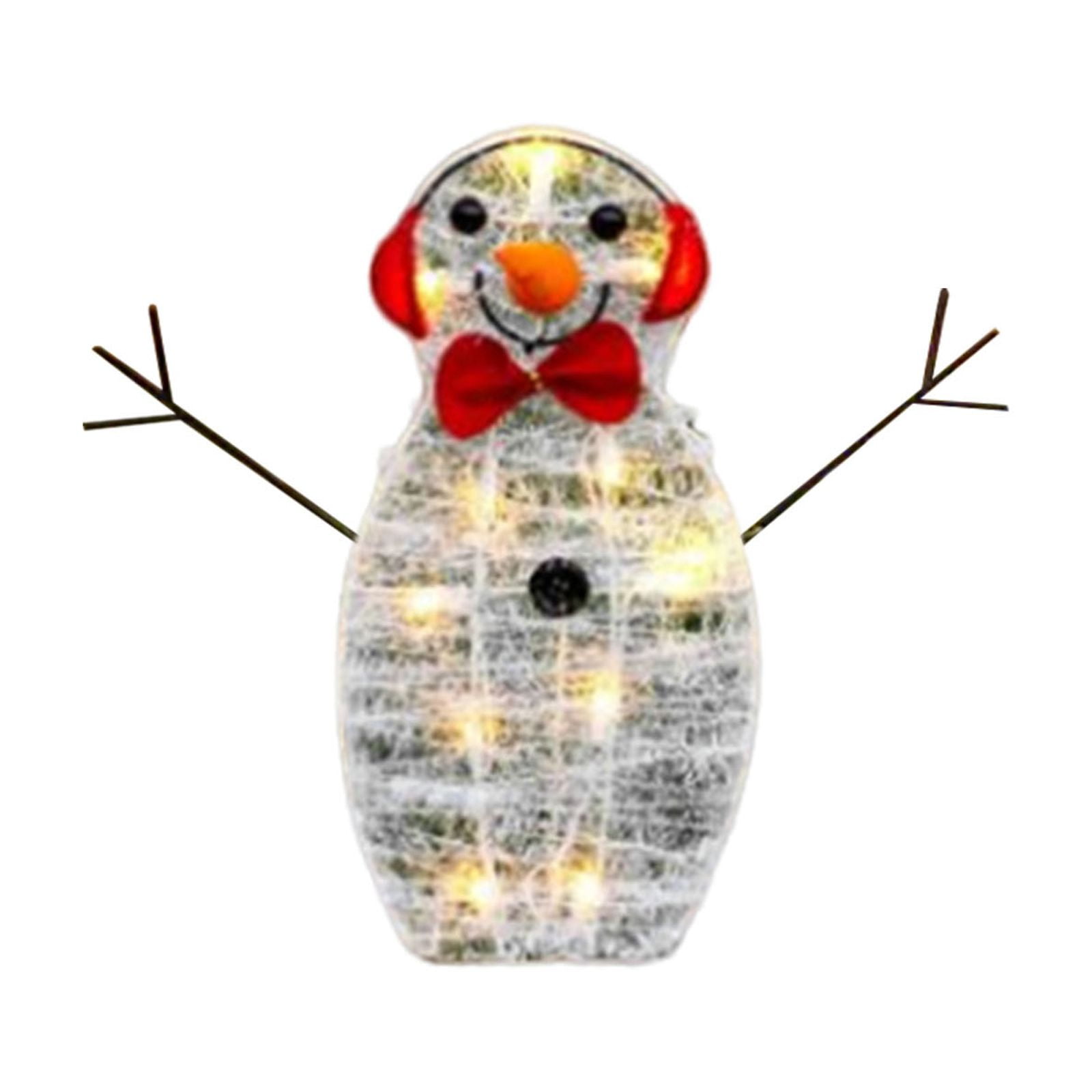 SLYNSHome LED Christmas Pre-Lit Snowman Outdoor Lights,Xmas Light Up ...