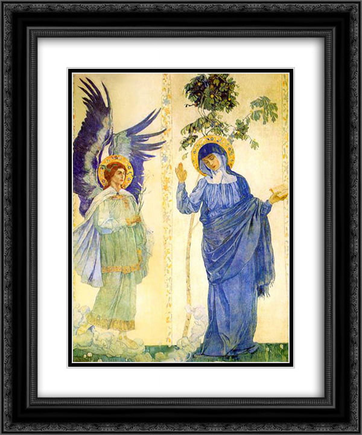 Mikhail Nesterov 2x Matted 20x24 Black Ornate Framed Art Print ...