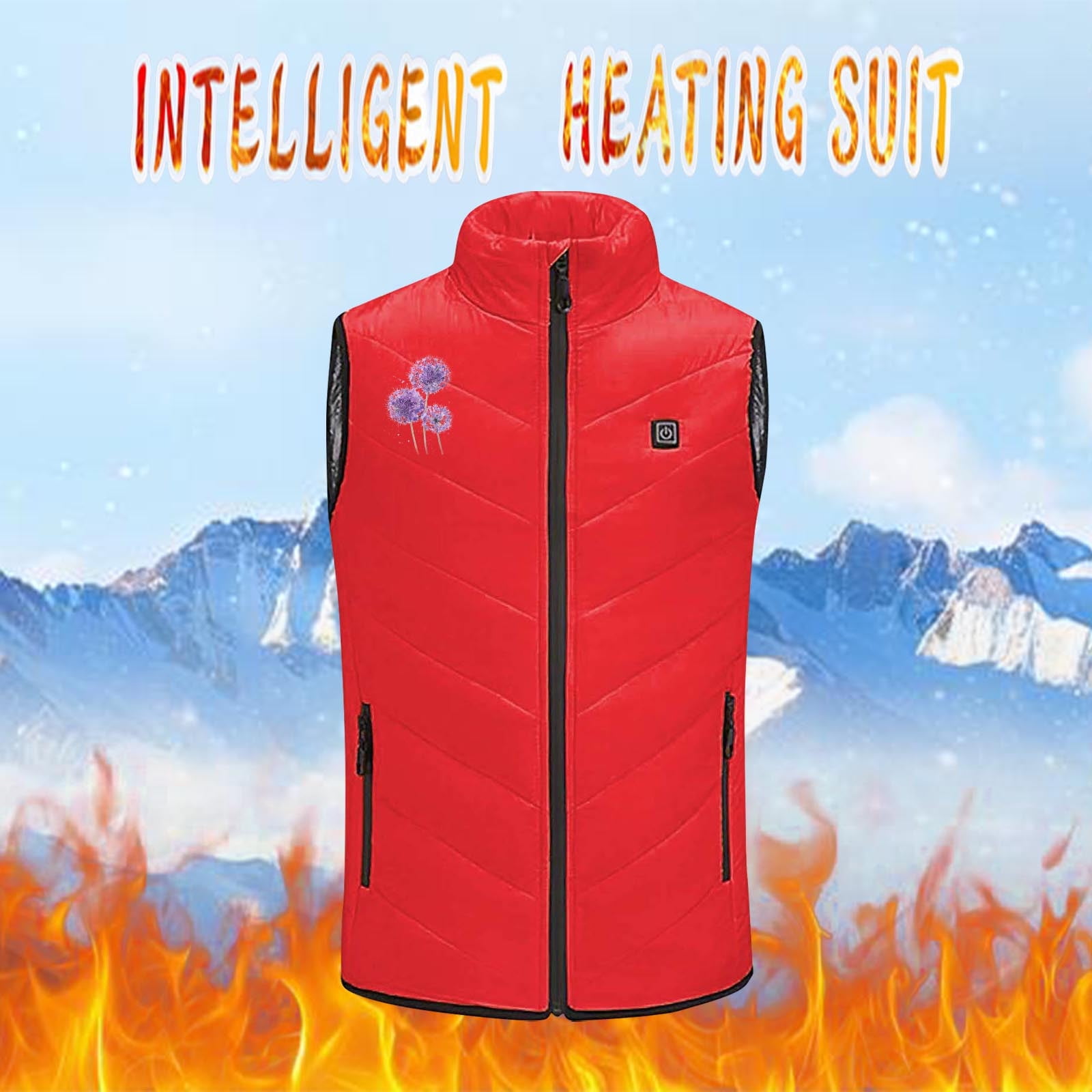 Mikilon 4-14 Years Kids Heated Vest, 3 in 1 Smart Controller, Lights ...