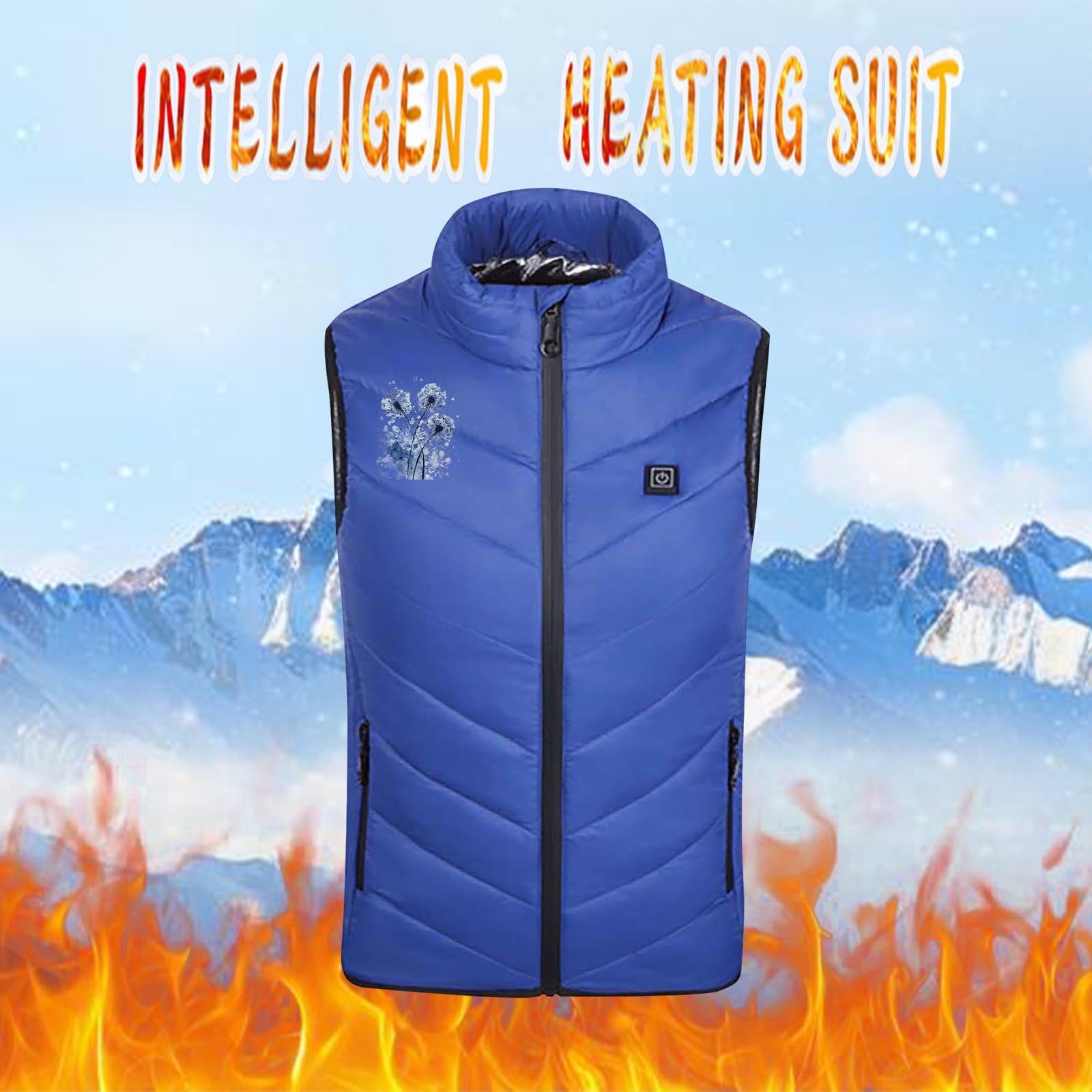 Mikilon 4-14 Years Kids Heated Vest, 3 in 1 Smart Controller, Lights ...