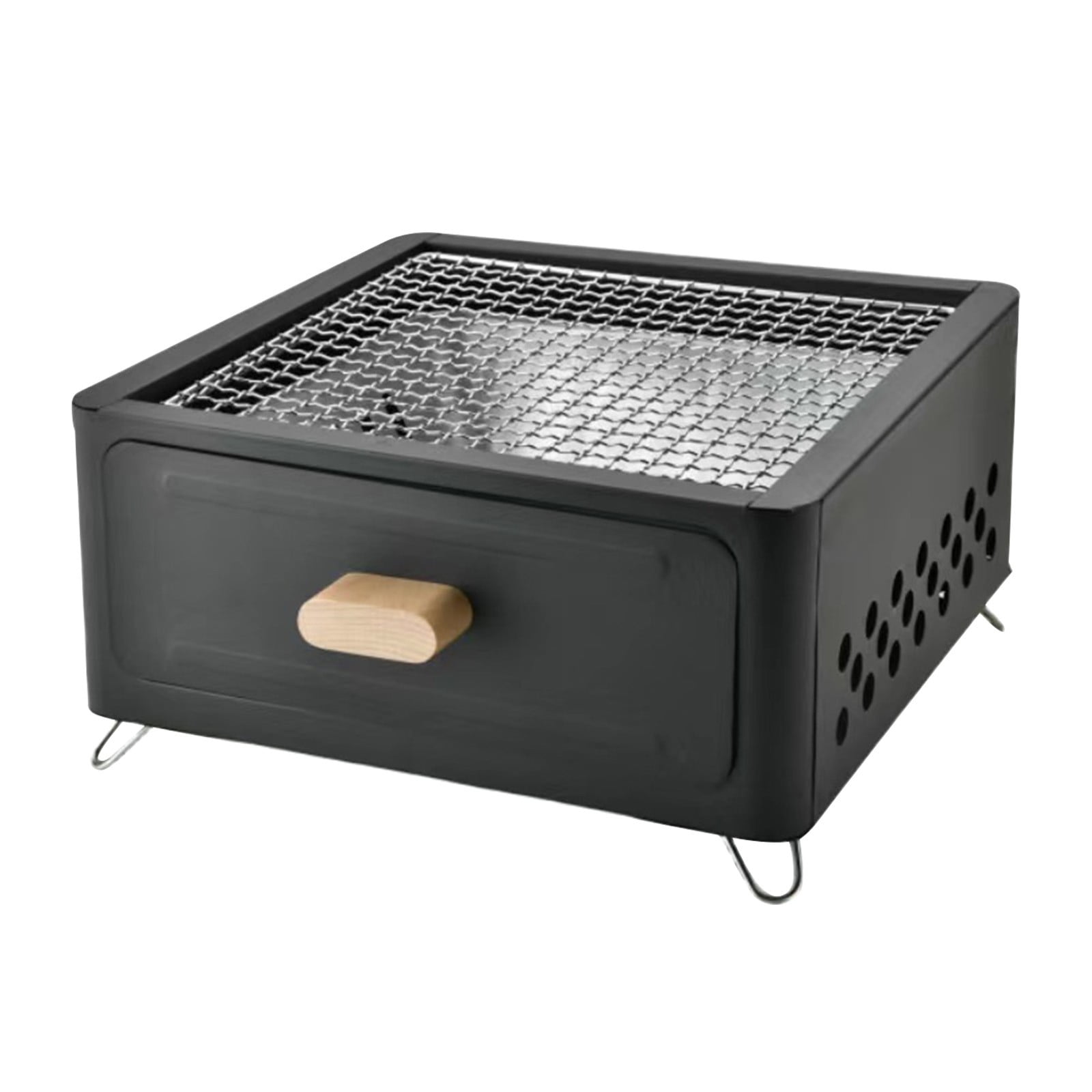 Mikilon Barbecue Desk Tabletop Outdoor Stainless Steel Smoker BBQ ...