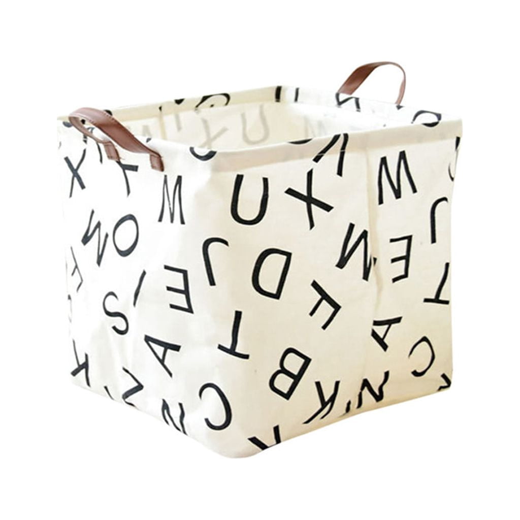Mikilon Decor Rectangle Foldable Laundry Storage Buckets Box Bag Cute ...