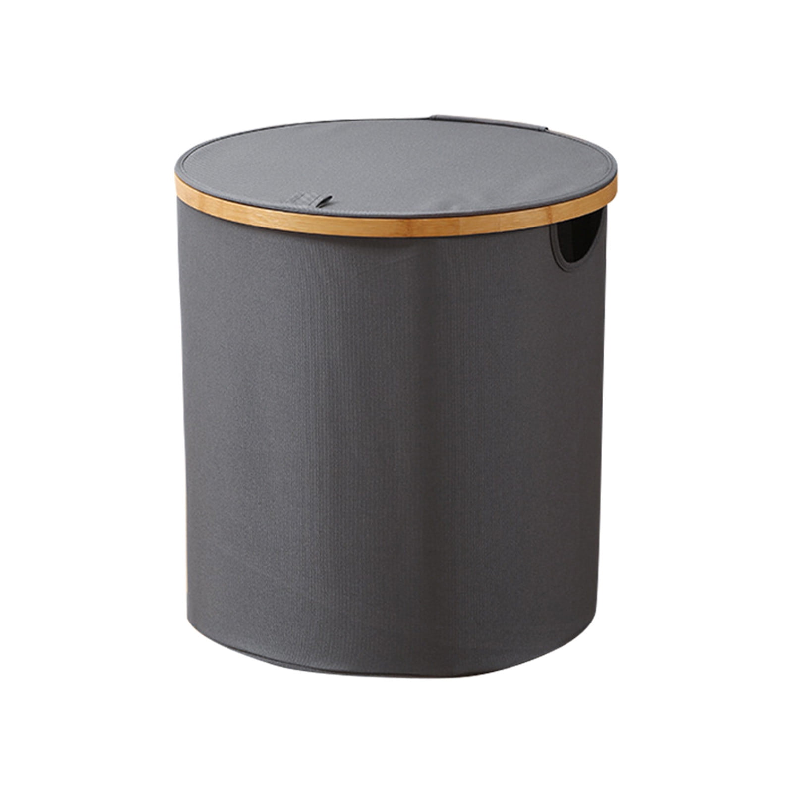 Mikilon Decor Round Laundry Basket, Sundry Office Drawer Storage Box ...