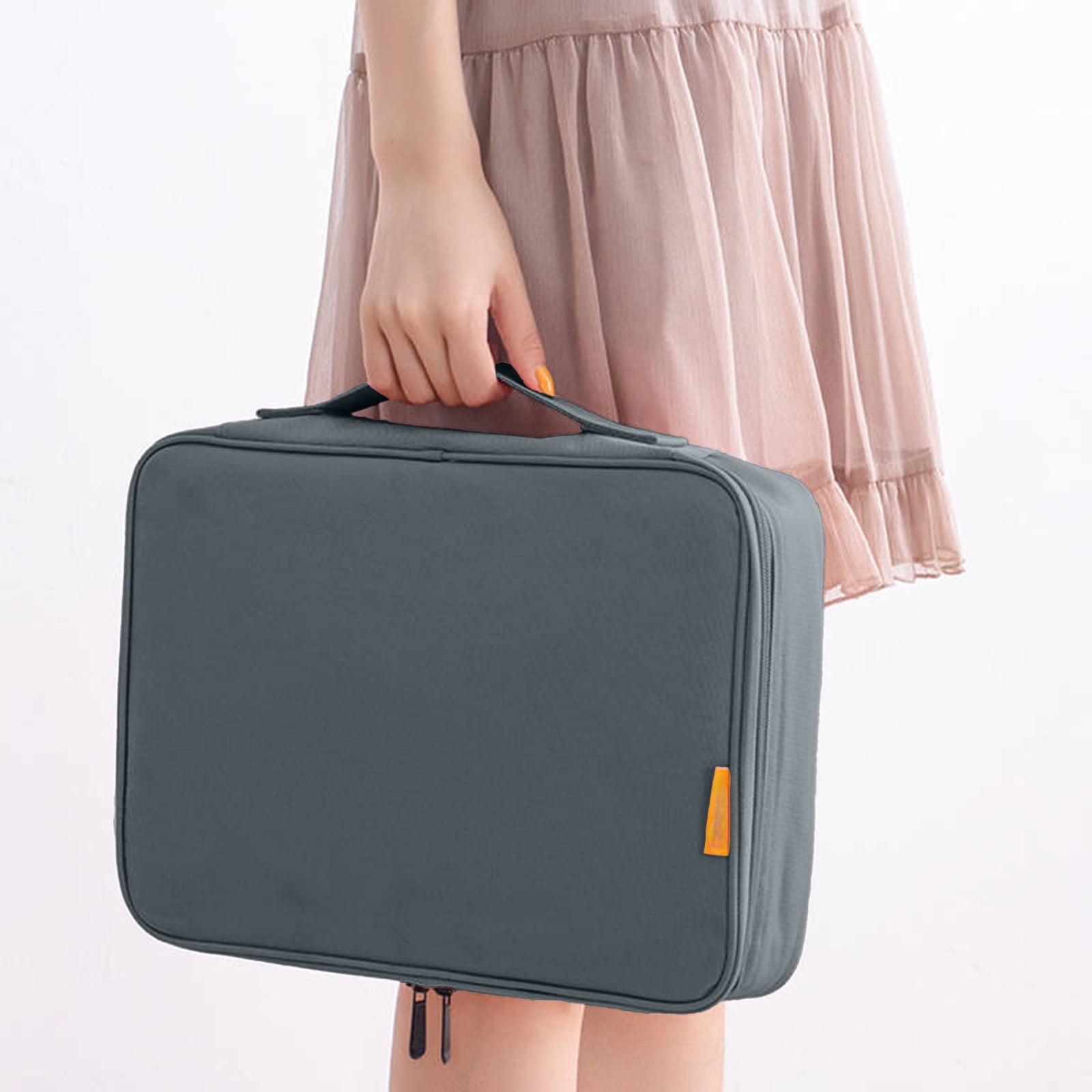 Eolstice Double-Layer Mesh Pencil Pouch, Triple Gusset Zippered Storage ...